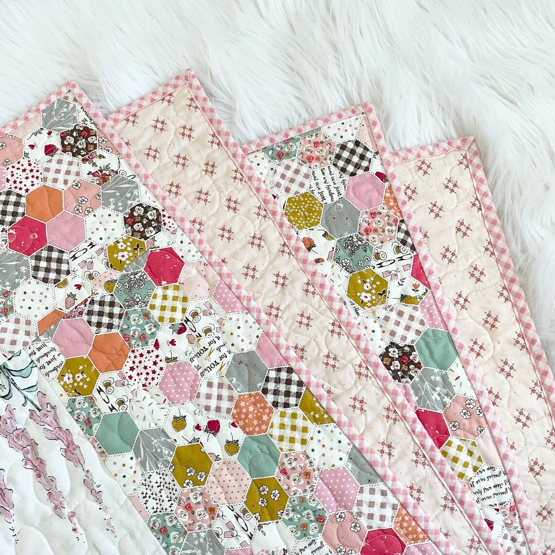Peter Rabbit Baby Quilt/ Cheater Patchwork Print/53”x35” - Etsy