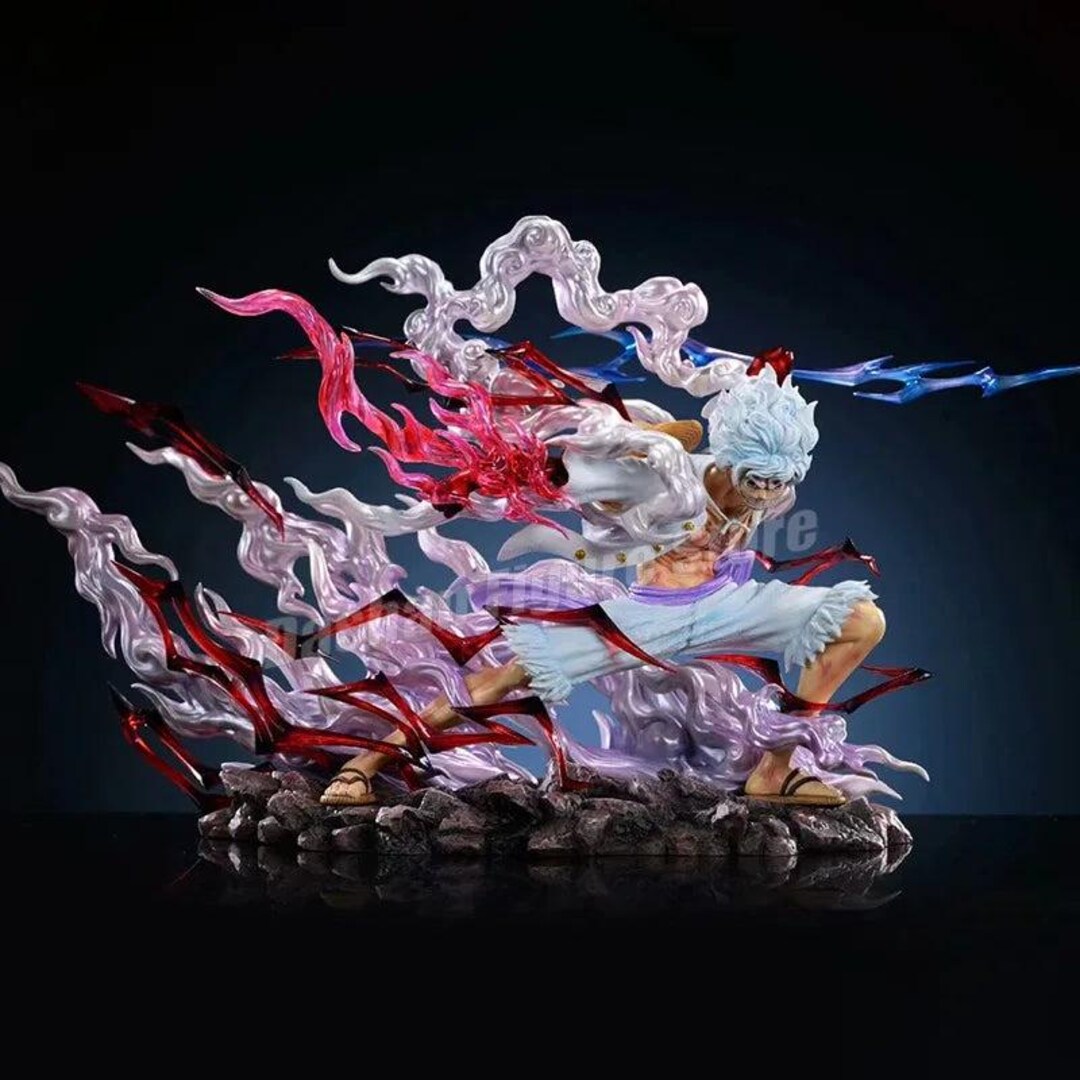 Monkey D. Luffy Gear 5 Sun God Figure One Piece PVC Model Collectible ...
