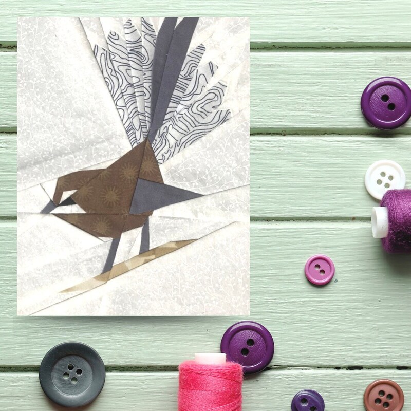 Paper Piecing Bird - Etsy