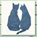 Tuxedo Cat Quilt Block FPP Pattern Foundation Paper Piecing Printable ...