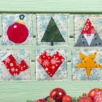 Quilted Christmas Ornaments Pattern Using Paper Foundation Piecing - Etsy