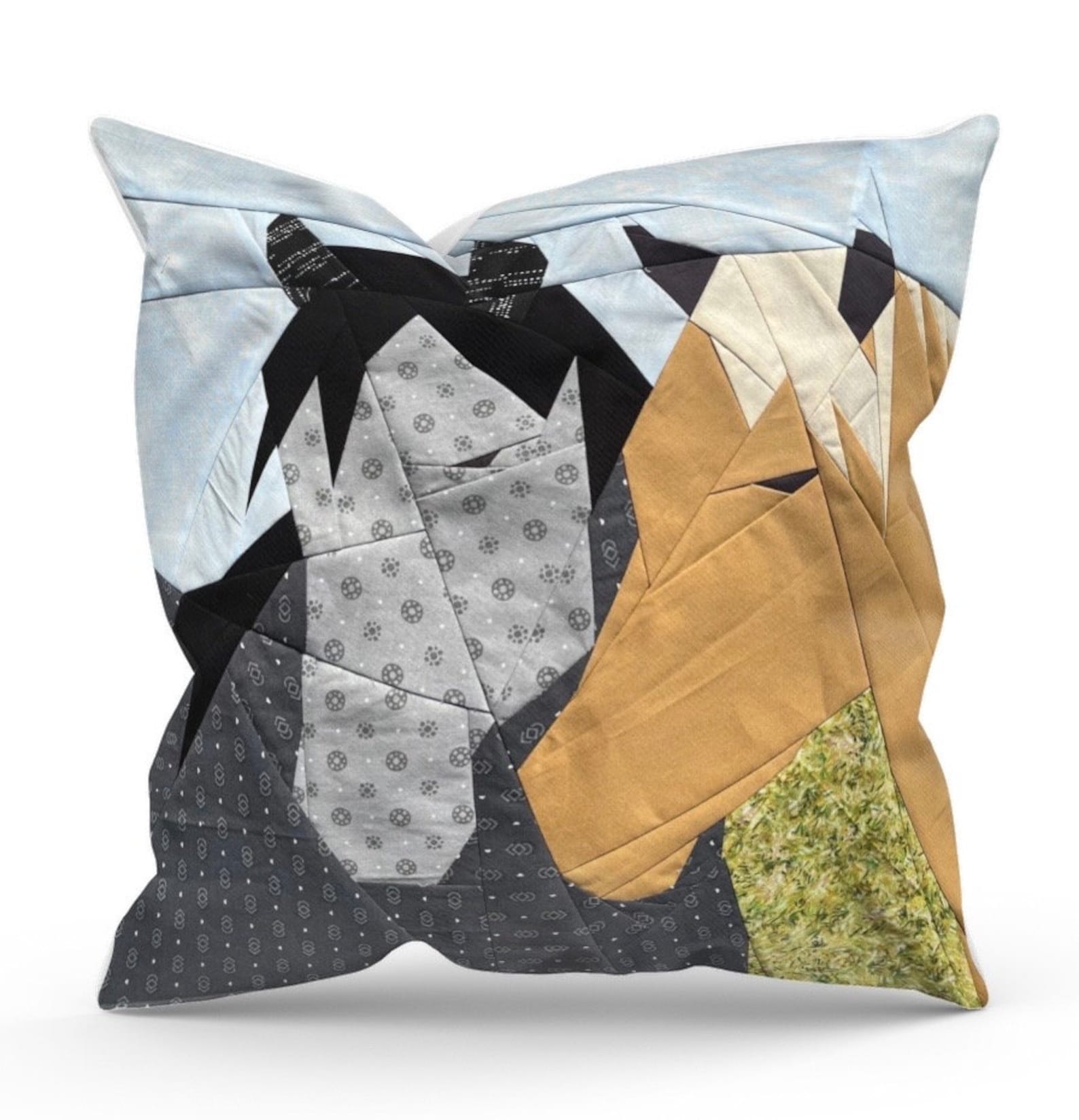 FPP Pattern Horses Quilt Block PDF Printable Foundation Paper Piece ...