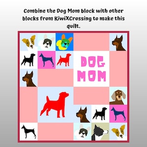 FPP Pattern Pug Dog Foundation Paper Piecing Quilt Block PDF Instant ...