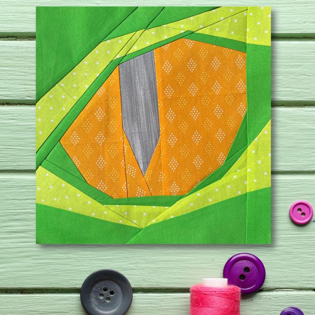 Dragon Eye Quilt Block Pattern Foundation Paper Piecing PDF FPP 50 X ...