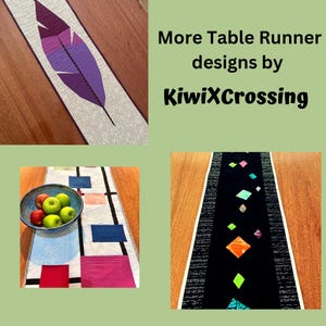 FPP Pattern Table Runner Mid Century Modern Design Foundation Paper ...