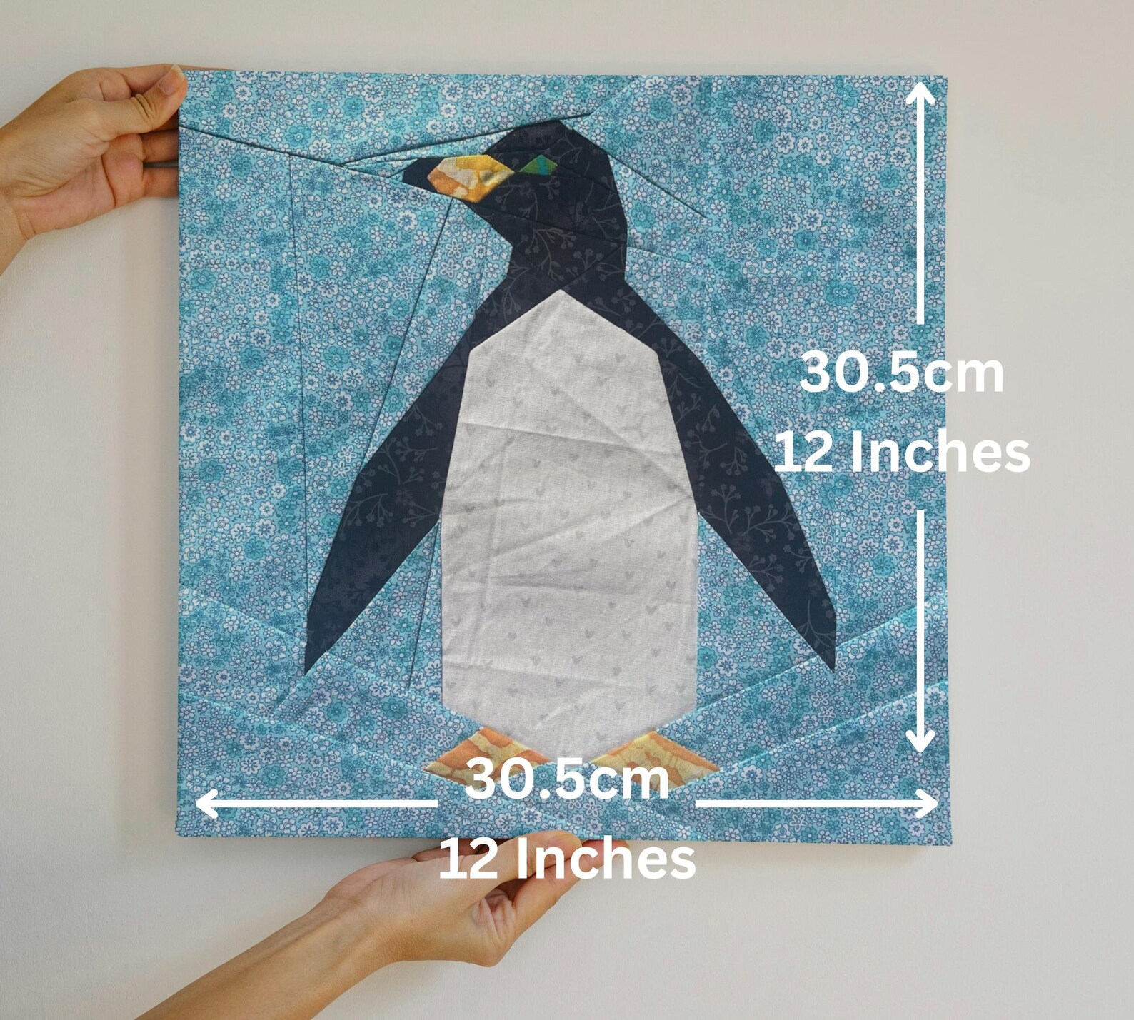 FPP Penguin Quilt Block Pattern Foundation Paper Piecing Printable PDF ...