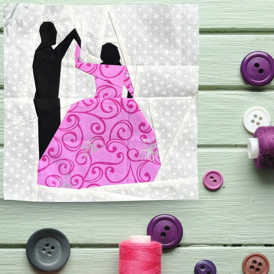 FPP Pattern Ballgown Dancing Couple Bride and Groom Wedding Foundation ...