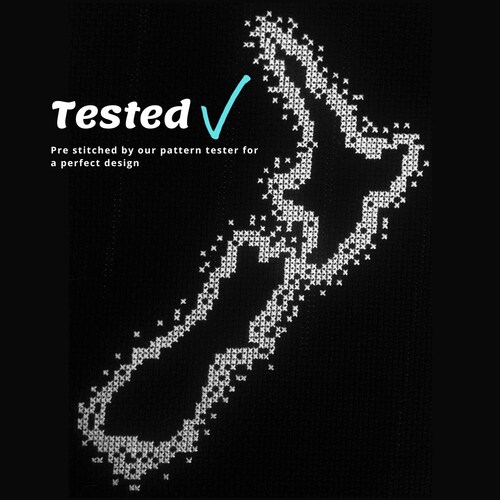 Map of Tasmania Cross Stitch Pattern PDF - Etsy Australia