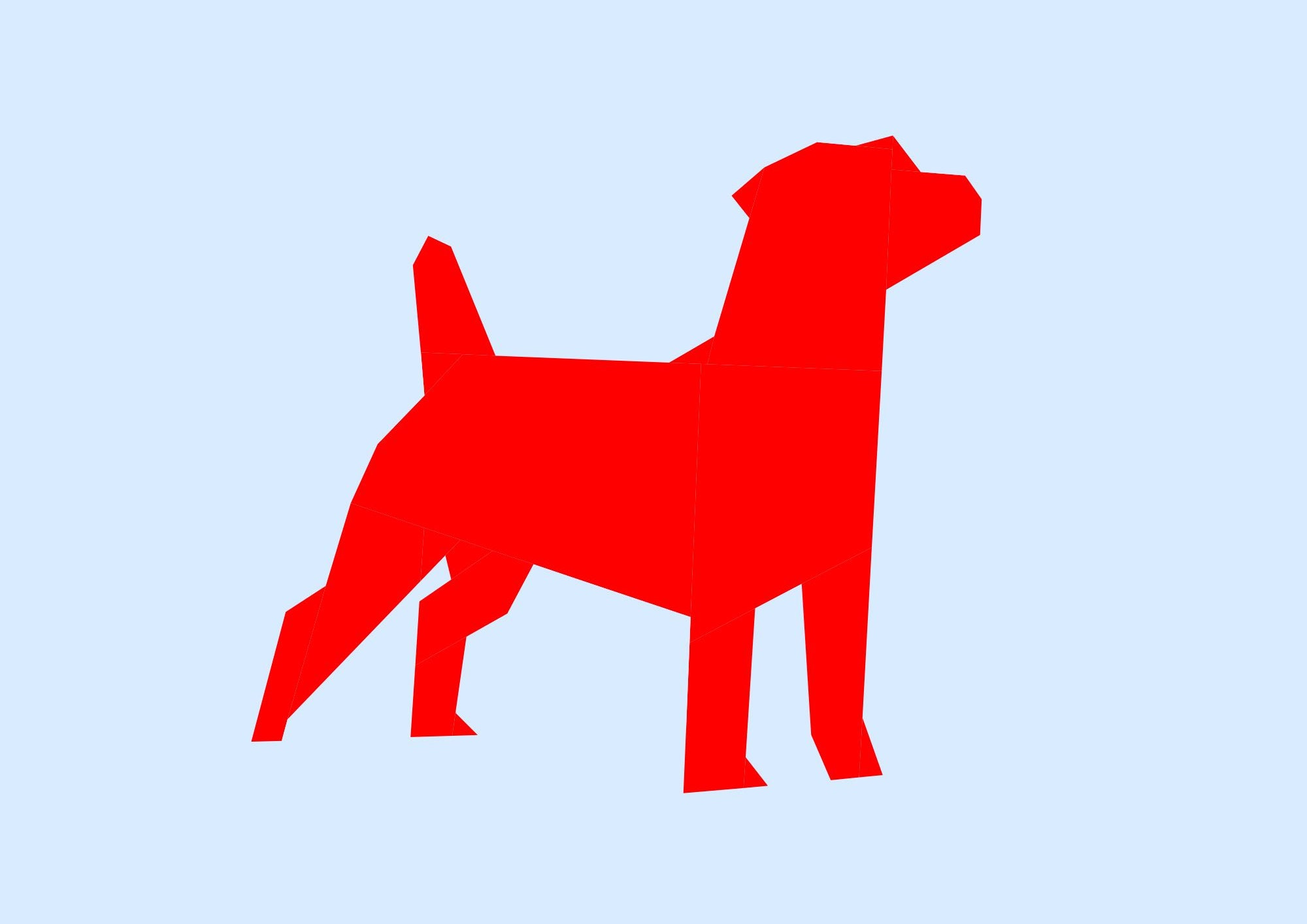 FPP Pattern Jack Russell Fox Terrier Dog Silhouette Foundation Paper ...