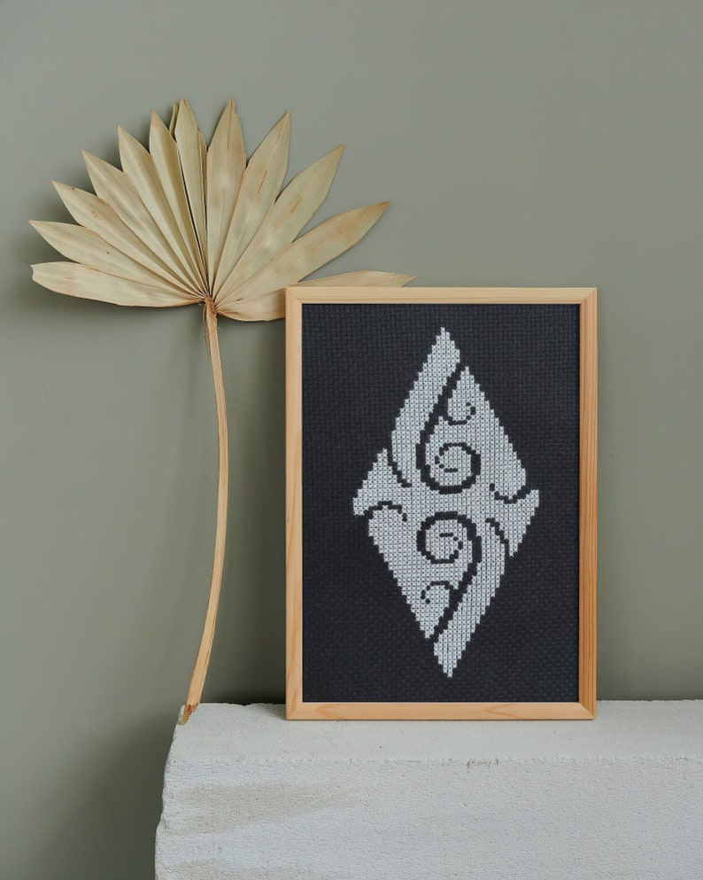 Cross Stitch Pattern Diamond Koru Maori Instant Download PDF - Etsy