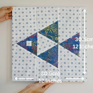 Fish Quilt Block Pattern Beginners Easy Foundation Paper Piecing FPP ...