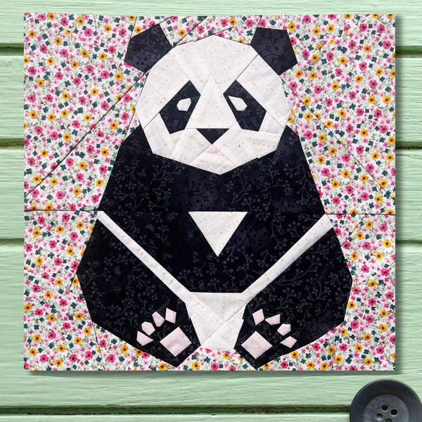 Panda Quilt Patterns - Etsy