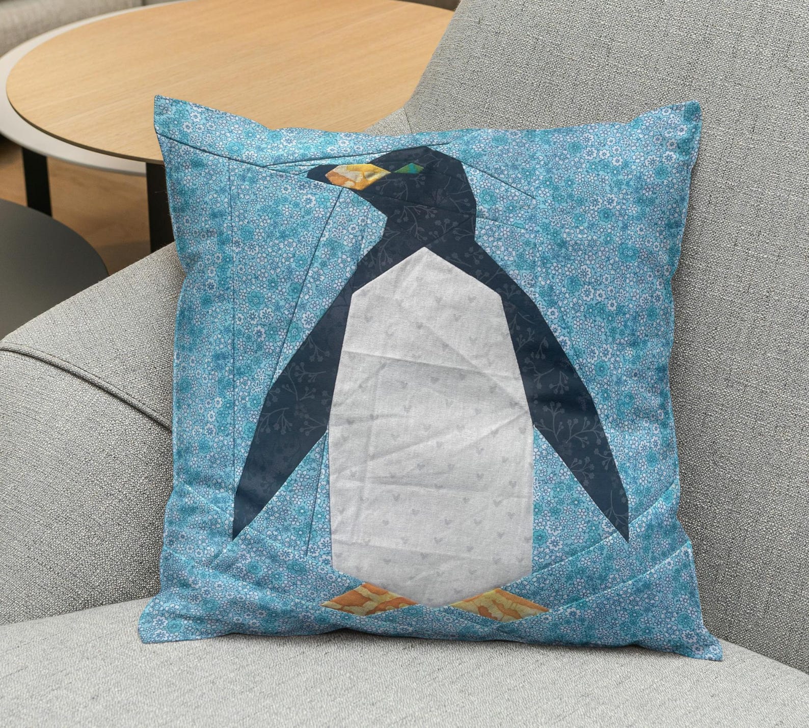 FPP Penguin Quilt Block Pattern Foundation Paper Piecing Printable PDF ...