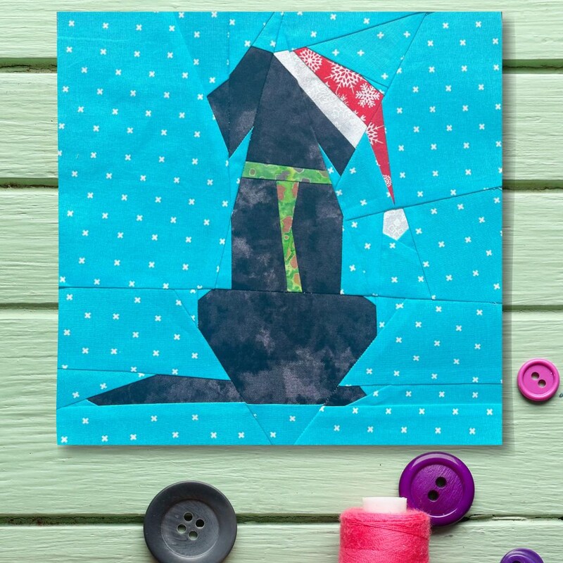 Dog Quilt Block Pattern - Etsy