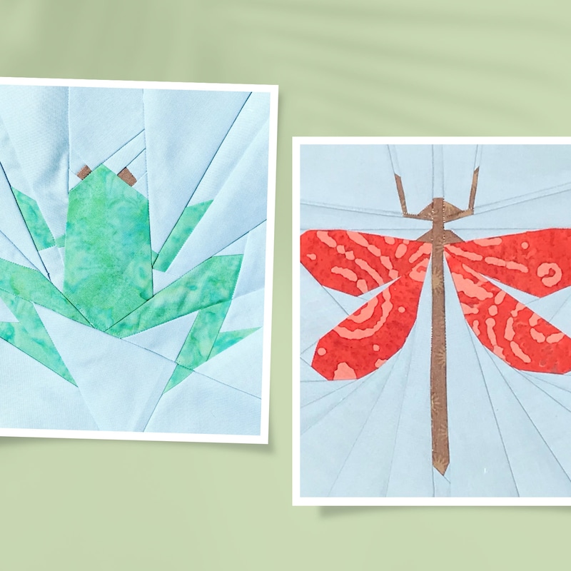 Dragonfly Quilt Pattern - Etsy