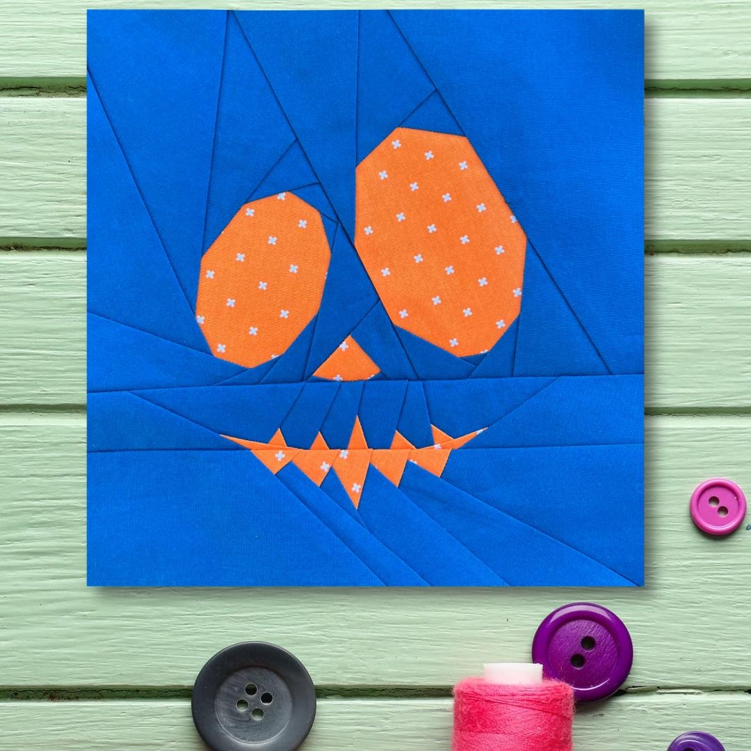 FPP Pattern Wrinkly Lips Monster Halloween Face Foundation Paper Pieced ...