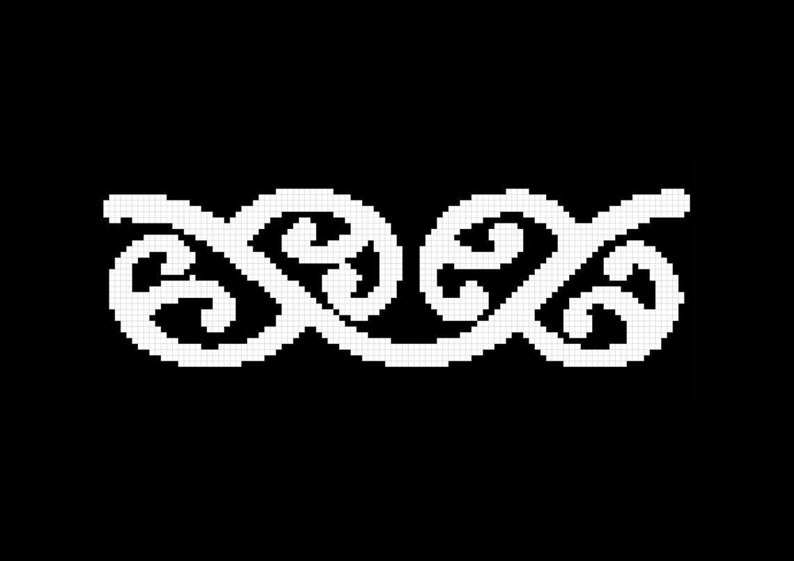 Cross Stitch Pattern Maori Koru 2 Cross New Zealand NZ - Etsy Australia