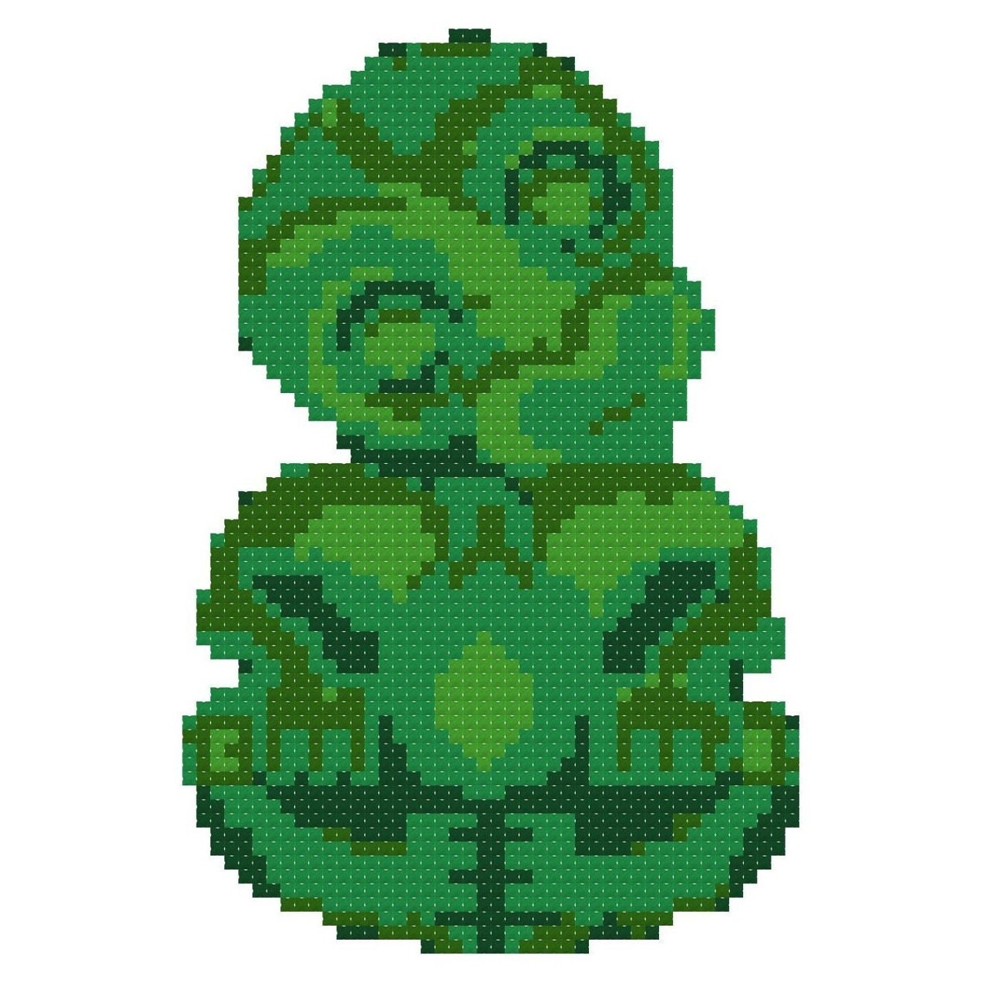 Cross Stitch Pattern New Zealand Maori Hei Tiki PDF Instant Download - Etsy