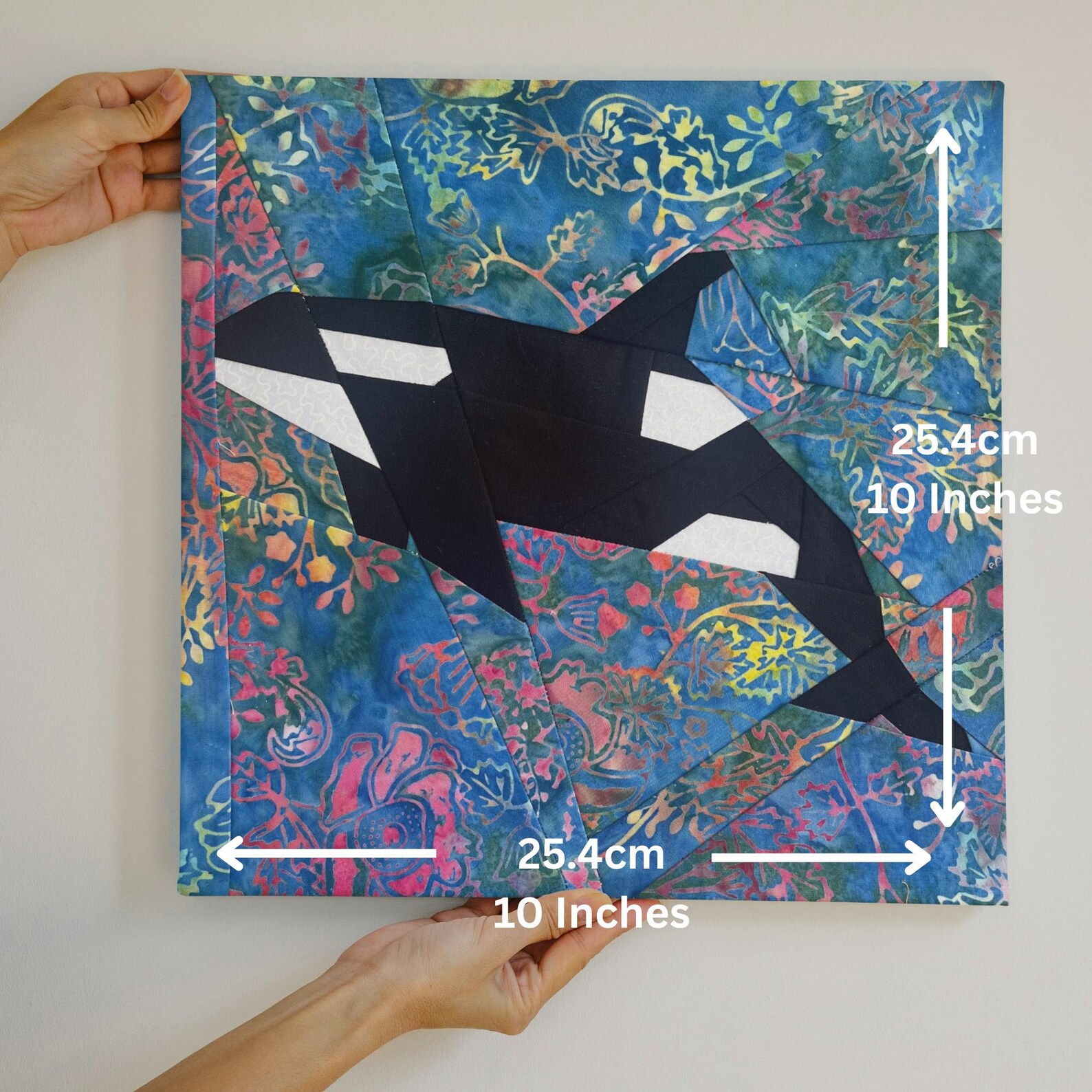 Orca Killer Whale Quilt Block Pattern Foundation Paper Piecing FPP ...