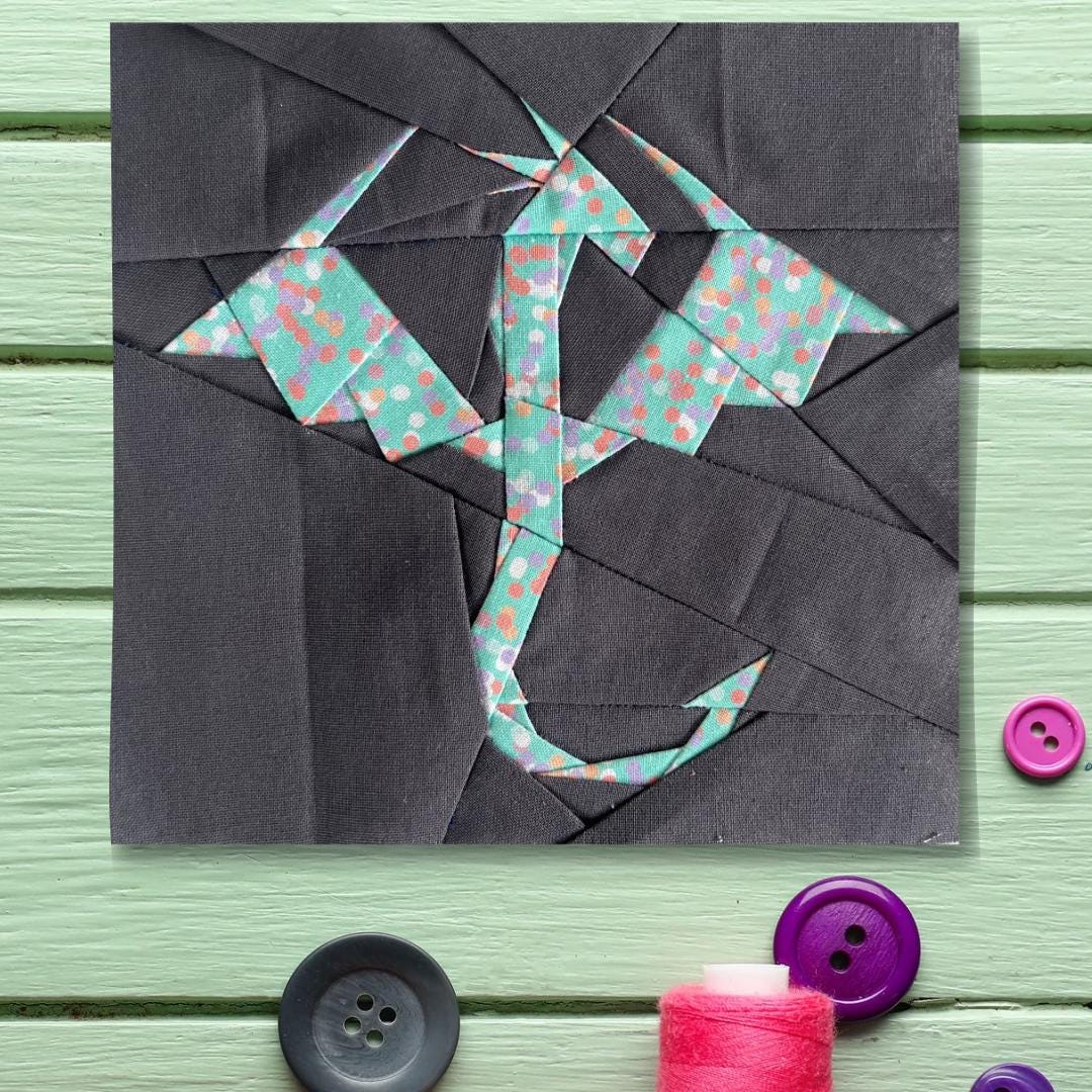 Dragon Quilt Block Pattern Foundation Paper Piecing FPP PDF - Etsy