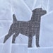 FPP Pattern Jack Russell Fox Terrier Dog Silhouette Foundation Paper ...