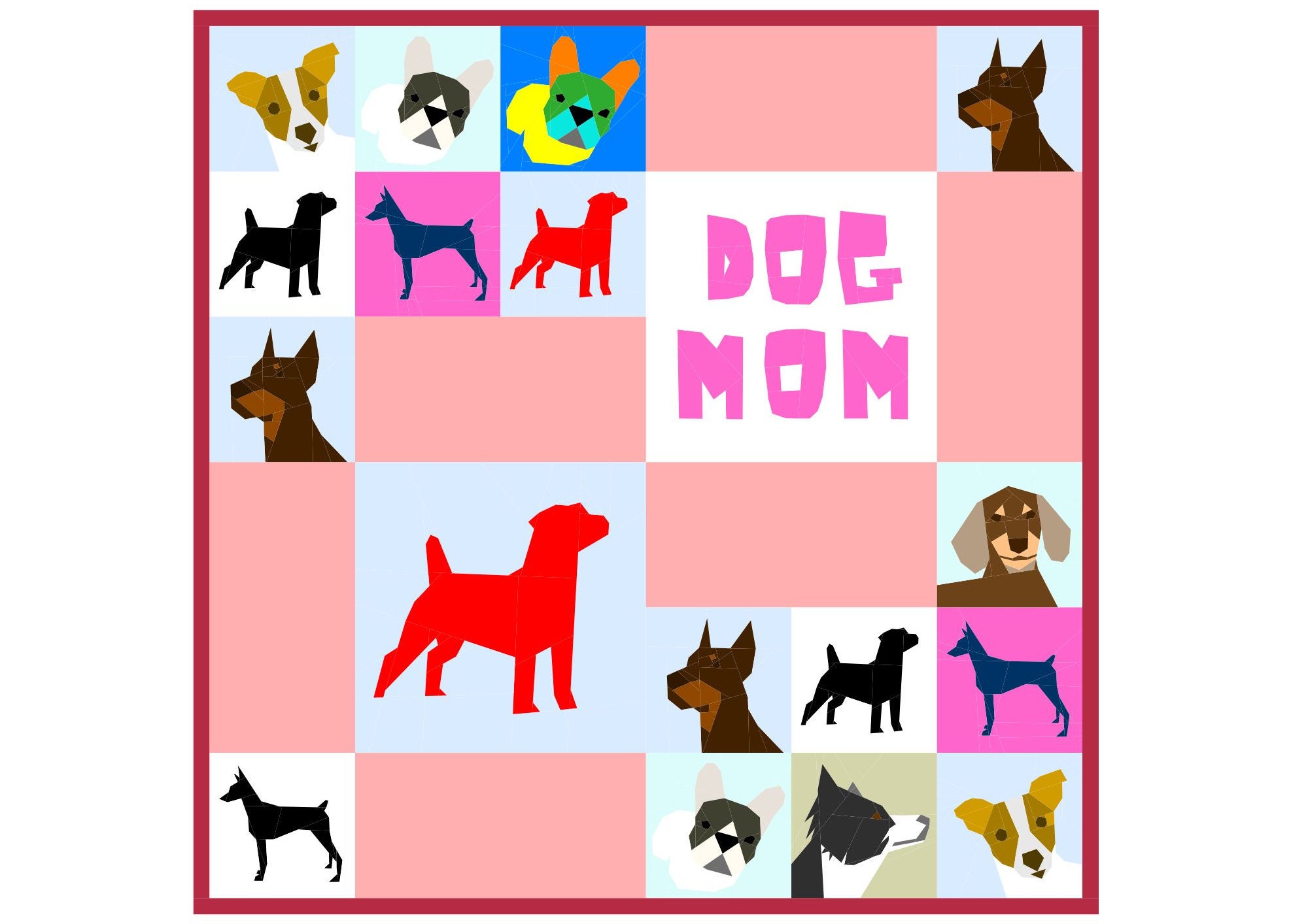 FPP Pattern Jack Russell Fox Terrier Dog Foundation Paper - Etsy