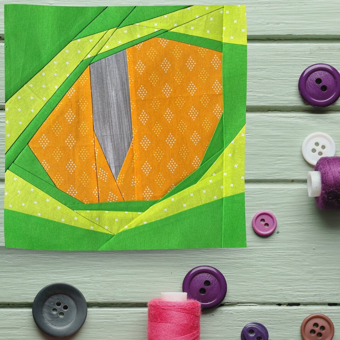 Dragon Eye Quilt Block Pattern Foundation Paper Piecing PDF FPP 50 X ...