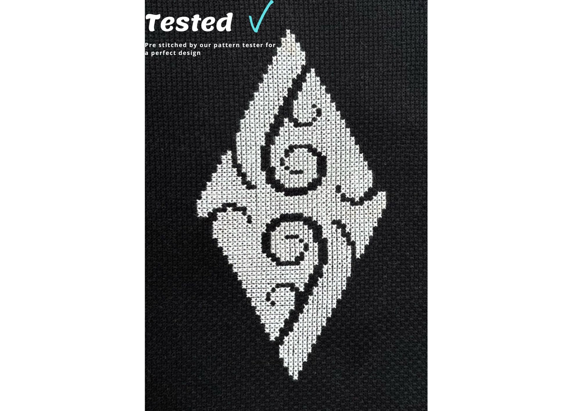 Cross Stitch Pattern Diamond Koru Maori Instant Download PDF - Etsy