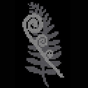 Cross Stitch Pattern Fern Koru New Zealand PDF Instant Download - Etsy