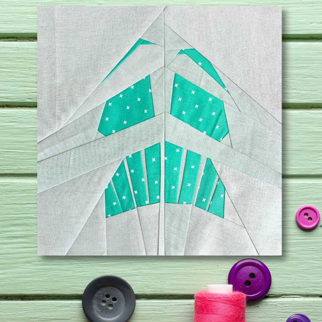 FPP Pattern Grill Teeth Monster Halloween Face Foundation Paper Pieced ...