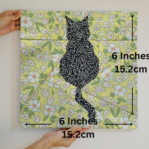 Cat Quilt Block FPP Pattern Foundation Paper Piecing Printable PDF 15.2 ...