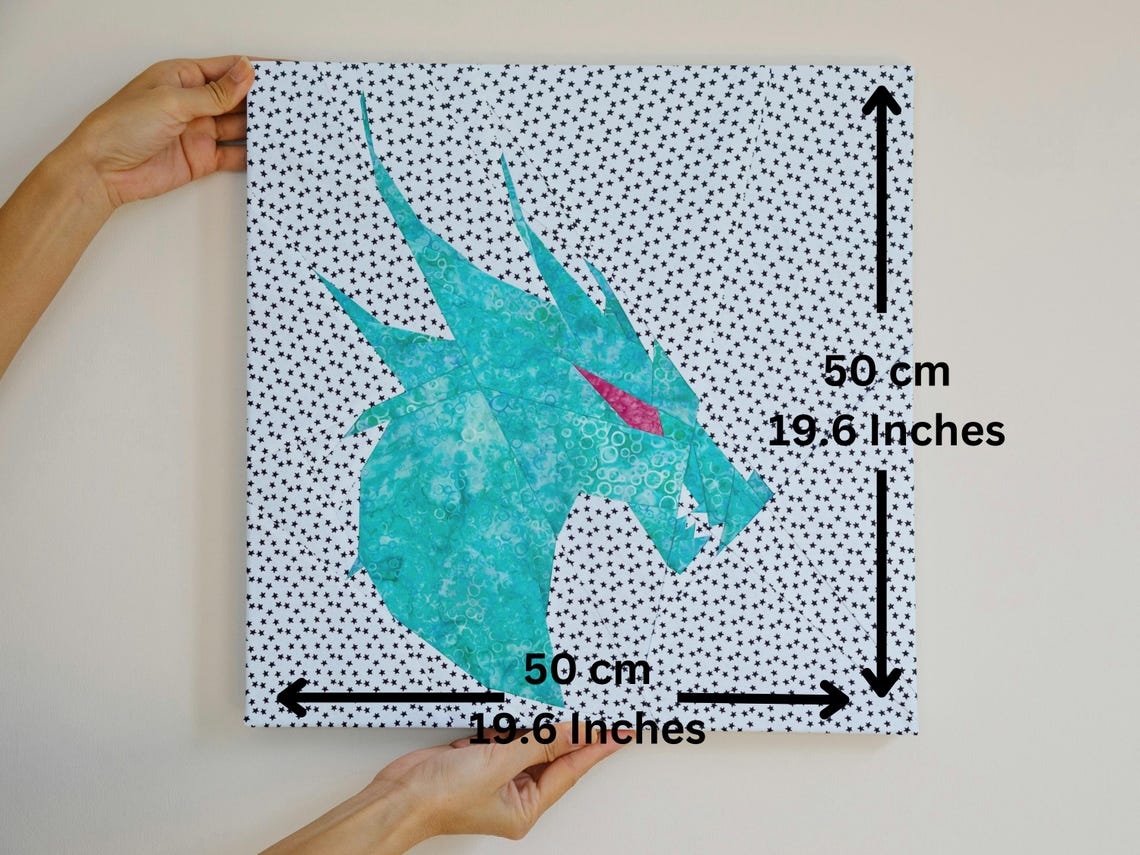 Dragon Quilt Block Pattern Foundation Paper Piecing FPP Instant ...