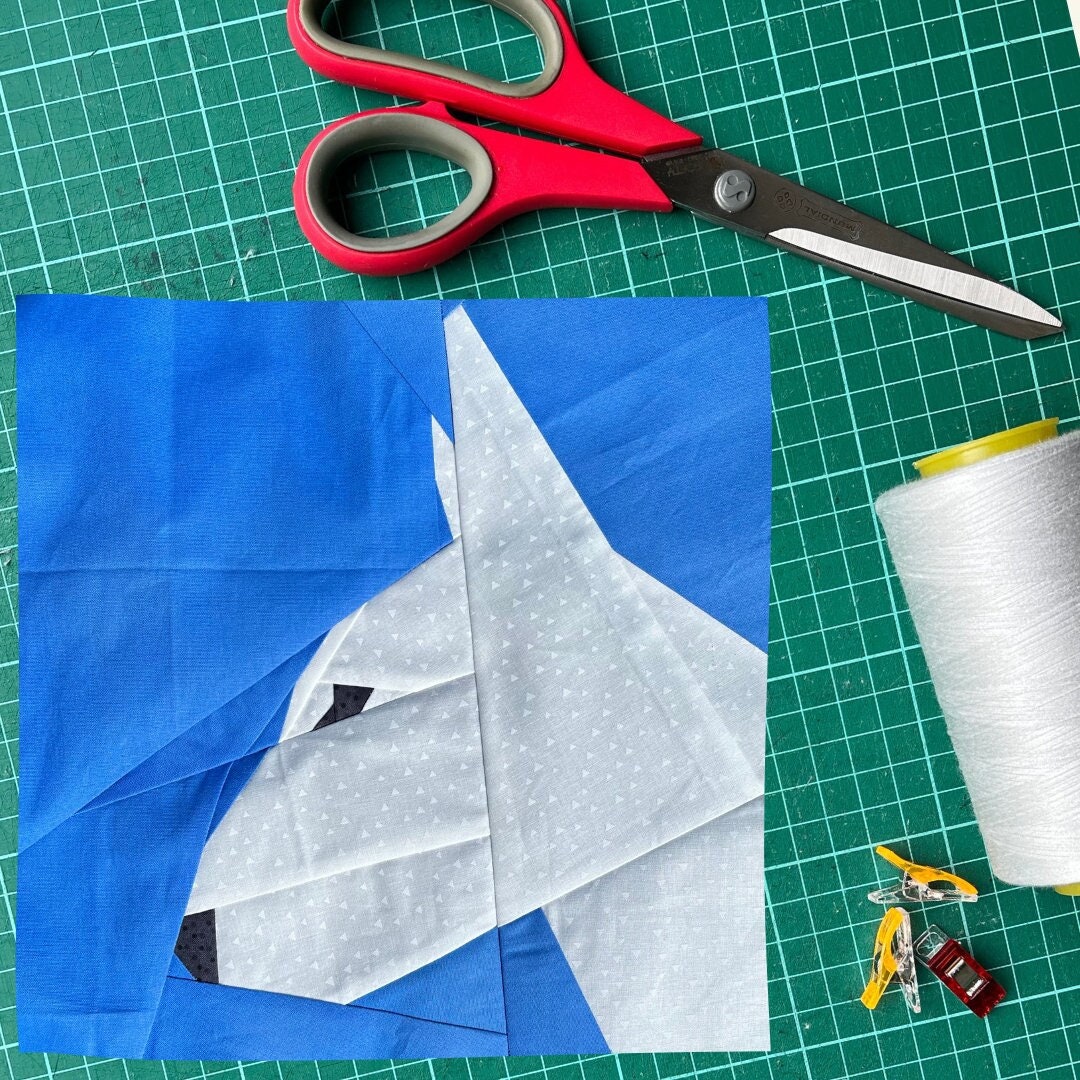 FPP English Bull Terrier Quilt Block Pattern PDF 31 X 31 Cm - Etsy