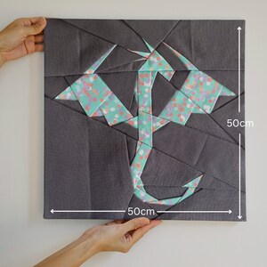 Dragon Quilt Block Pattern Foundation Paper Piecing FPP PDF - Etsy