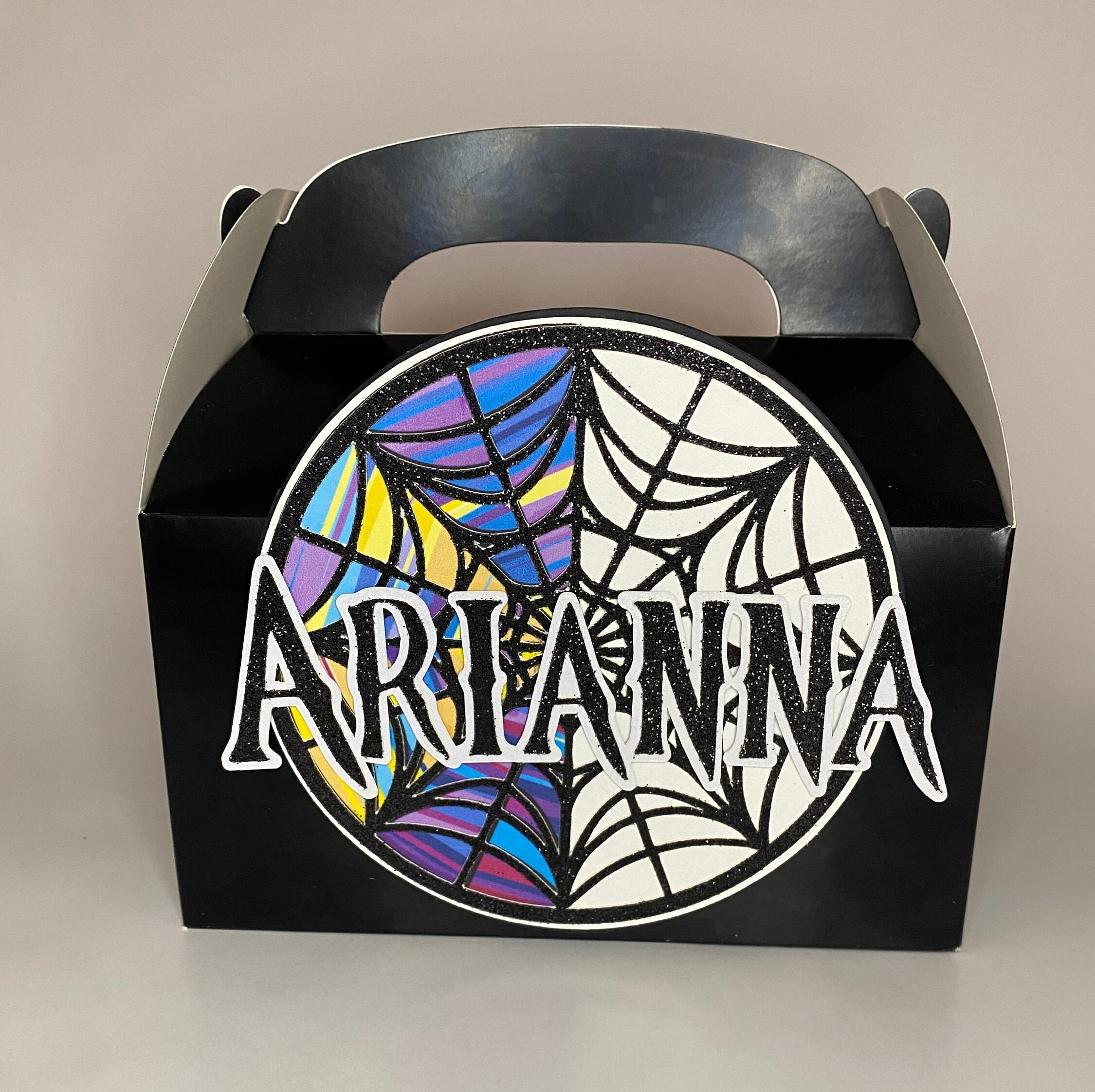 Wednesday Addams Gable Box, Wednesday Treat Bag, Candy Bag, Wednesday ...