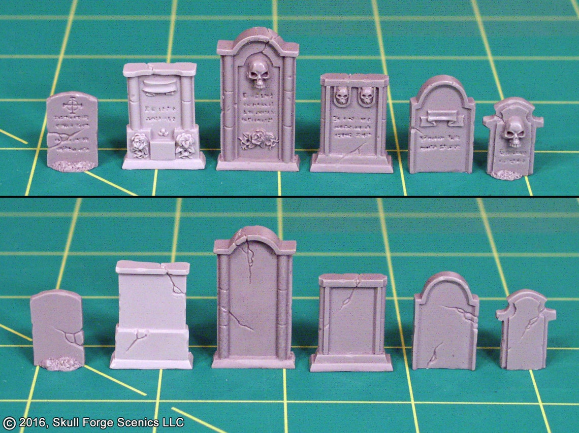 TOMBSTONES set of 30 - Etsy