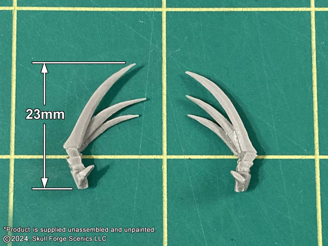 ROBOTIC FLAYER CLAWS (set of 10 Pairs) - Etsy