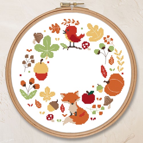 Animals Set Counted Cross Stitch Pattern Lynx Bear Wolf | Etsy