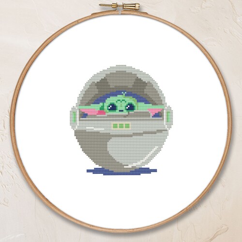 Baby Alien Cross Stitch Pattern PDF Download | Etsy