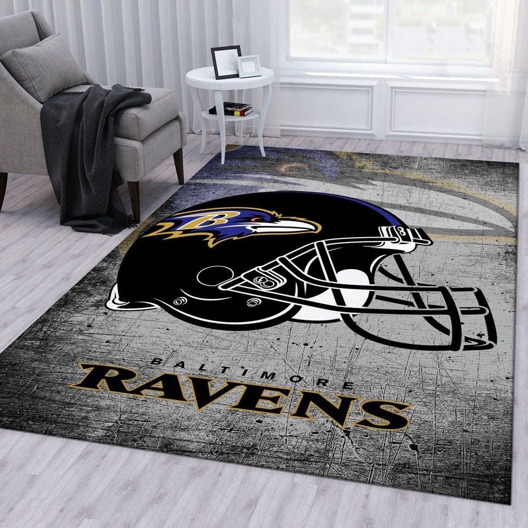 Baltimore Ravens Rug Living Room Floor Decor RG1270 - Etsy
