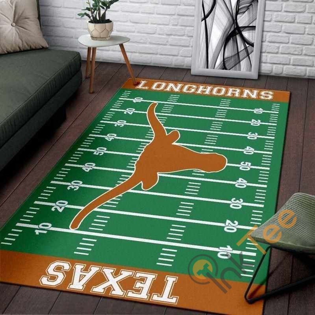 Texas Longhorns Rug Living Room Floor Decor RU054 - Etsy