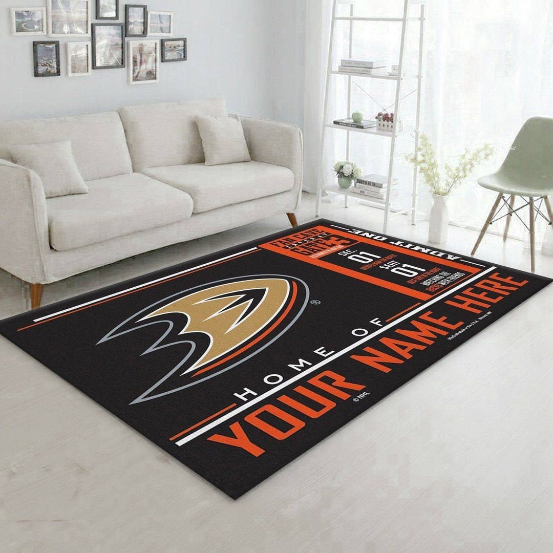 Anaheim Ducks Rug Living Room Floor Decor RG1956 - Etsy