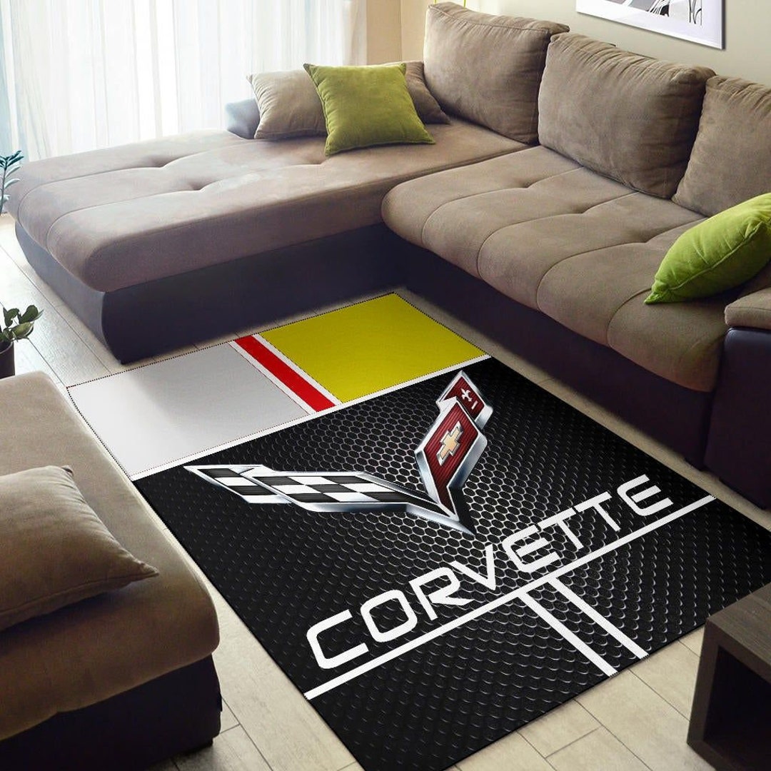 Corvette Rug Living Room Floor Decor RU012 - Etsy