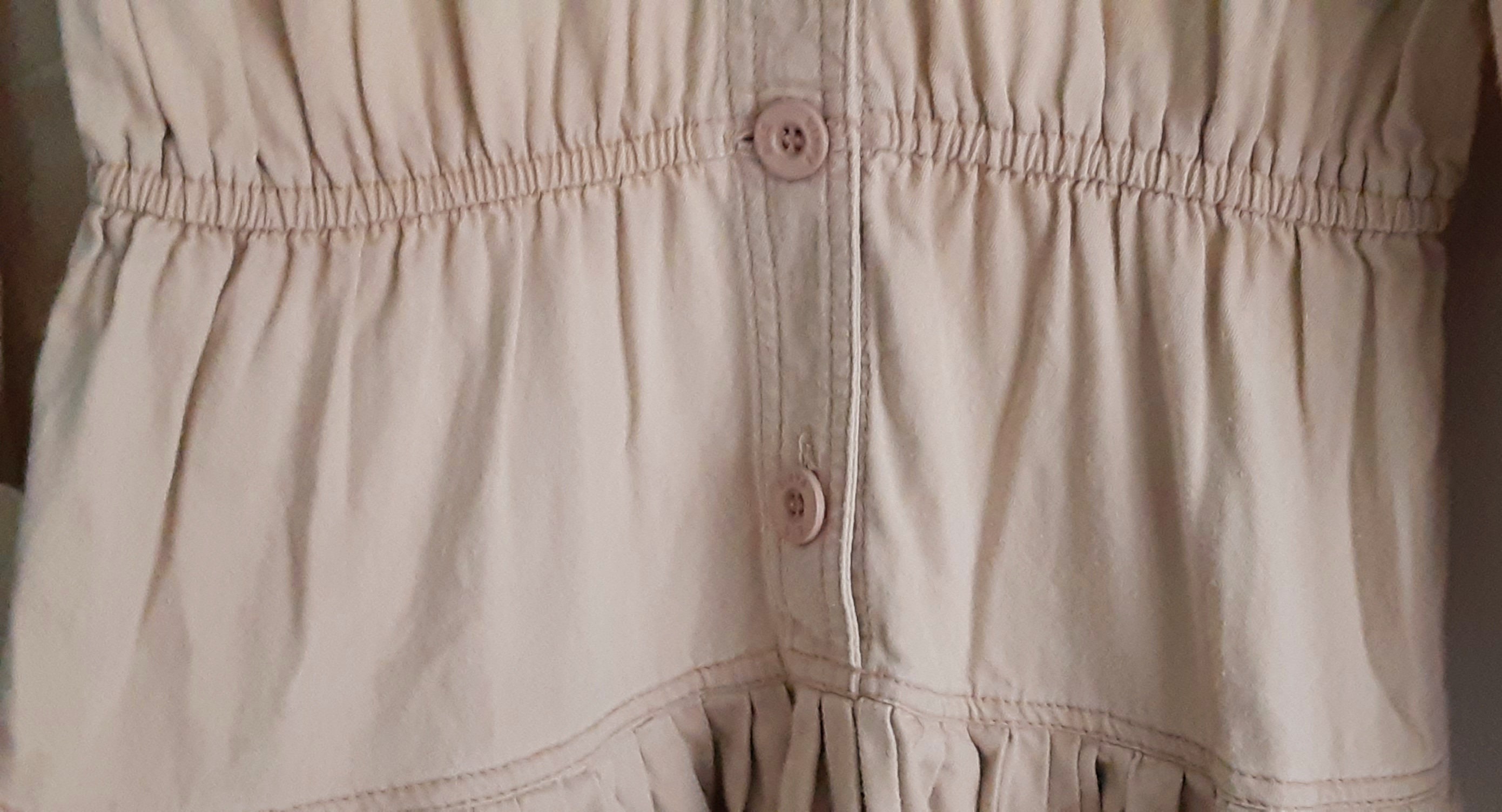 1980's Gene Ewing BIS Wrinkled Denim Dress, Khaki Color small, in ...