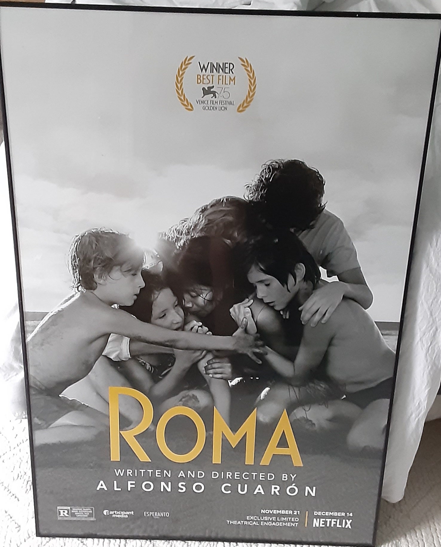 ROMA Movie Poster, Signed by Director Alfonso Cuaron, 27x40 Framed - Etsy