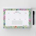 Printable Weekly Planner - Digital Week Planner - AQUAREL FLOWER MINT ...