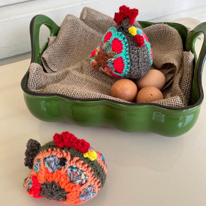 Crochet Hen - Etsy