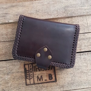 Mens Leather Wallet Big Billfold Leather Wallet Mens Wallet Groomsmen ...