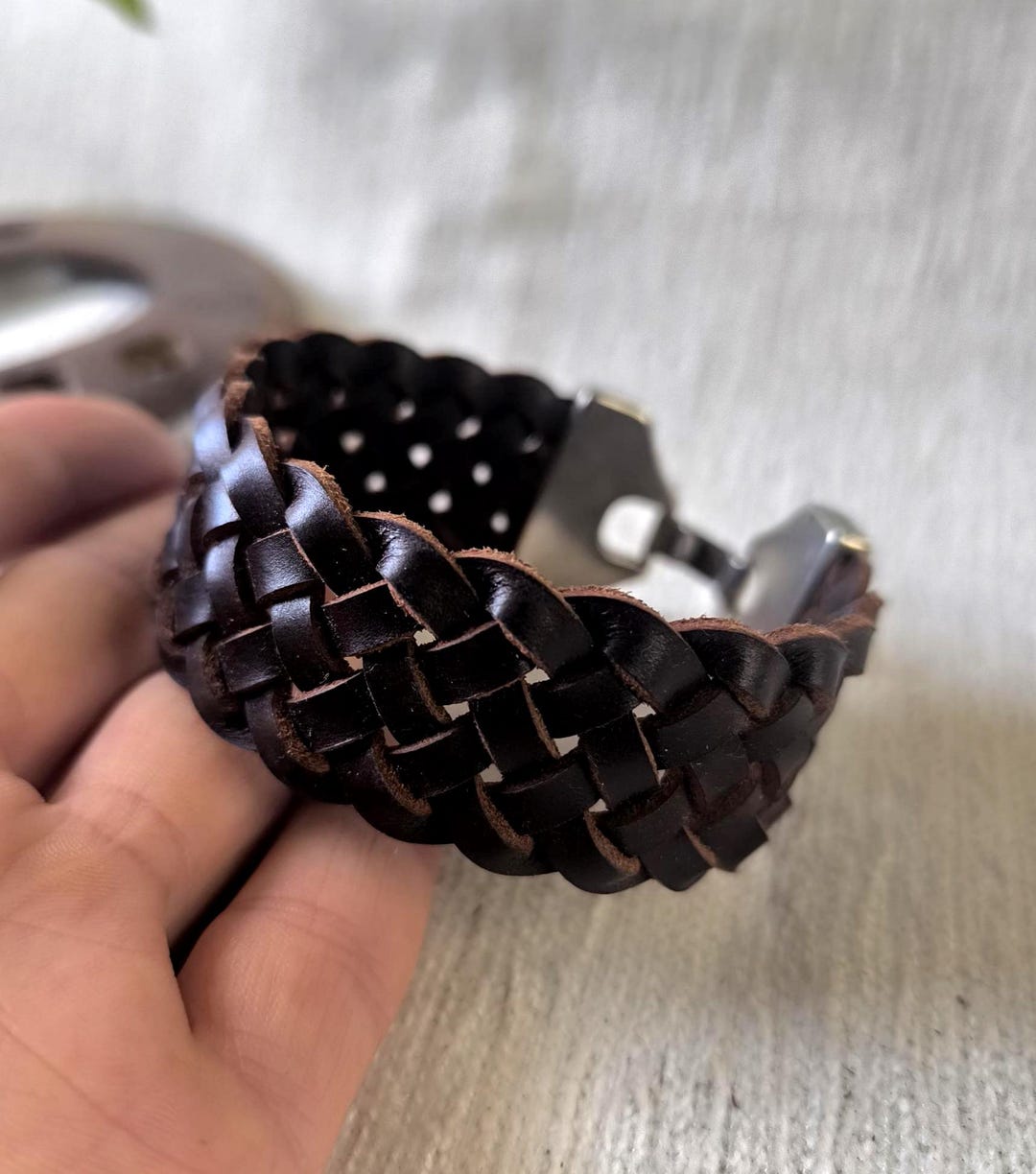Thick Leather Bracelet for Women Mens Leather Bracelet for Couples ...