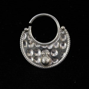 Septum Piercing Silver Septum Ring Tribal Septum.boho Septum Ethnic ...